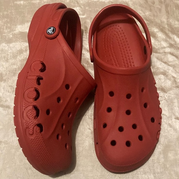CROCS | Shoes | Crocs Baya Clog Pepper Red Slip On Casual | Poshmark